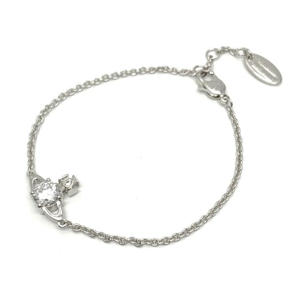 型　番：61020056 02P102サイズ：モチーフ／約縦1.2cm×横1.3cm　　　　長さ／約15〜17cm（3段階調節可能）カラー：シルバー／クリア素　材：真鍮付属品：専用箱/保護袋※当店では商品入れ間違いなどを防ぐ為、検品から梱包...