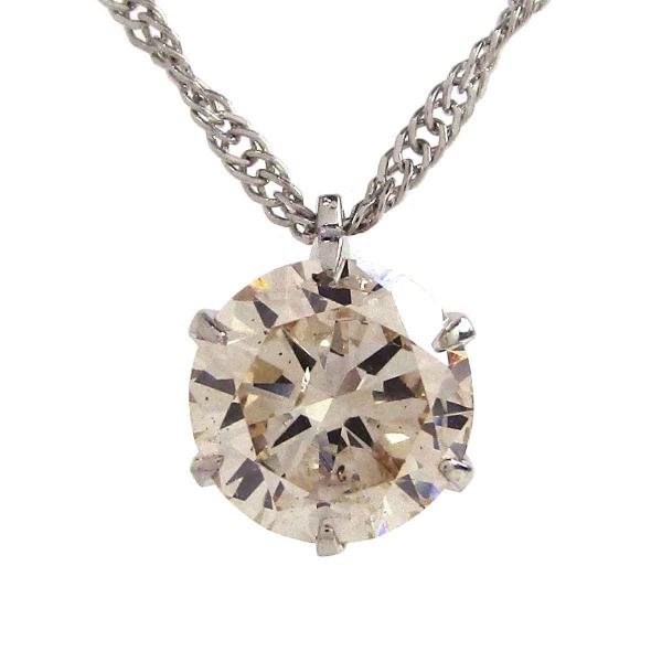 ノーブランド レディースネックレス 一粒ダイヤモンド Pt1000 中古 グレード：リサイクル・洗浄のみ サンヤ質店