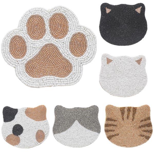 関連ワード: アンドパッカブル 雑貨 コップ コップ敷き グラスマット キッチン インテリア アニマル ビーズ ガラス キラキラ 11.7×10cm 動物 猫 ねこ ネコ 肉球 グッズ ビーズ おしゃれ かわいい プレゼント ギフト 456...