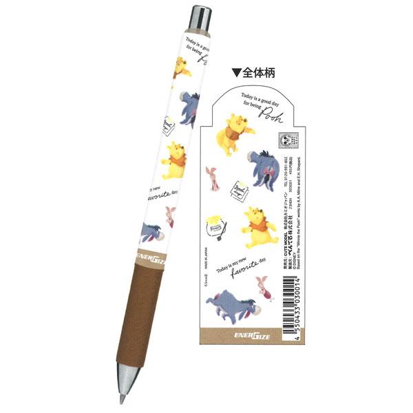 関連ワード: ENERGIZE PENCIL シャープペンシル 黒色 キャラクターグッズ 文房具 筆記用具 シャーペン ディズニー Disneyかわいい「くまのプーさん」柄のシャープペンシルが入荷！0.5mm芯対応です。●商品の特徴・先端を...