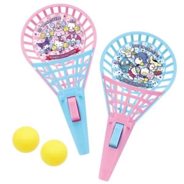 関連ワード: おもちゃ キッズトイ イベント 景品 子供会 縁日 お祭り スポーツ ラケット キャラクター グッズ SANRIO【セット内容】・本体×2・ボール×2※セット内容以外は別売りです。◆パッケージサイズ：約 W220×H350×D...