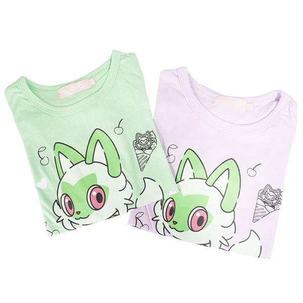 関連ワード: ポケモン ポケットモンスター ニャオハ パステルカラー パフスリーブ キッズ 子供用 半袖 Tシャツ 110 120 小学生 シャツ キャラクターグッズ 女の子 衣類 カラー かわいい グリーン ラベンダー タカラトミーアーツ
