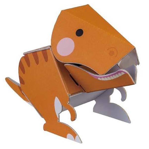 【楽しく作れる貯金箱 ティラノサウルス】ダンボールハンディクラフトシリーズ「dancoo!(ダンク〜！)」楽しく作って貯金ができるよ！【※ご注意事項】当店からメールが届かないお客様へ当店ではご注文をいただいてから翌営業日以内に、「ご注文内容...