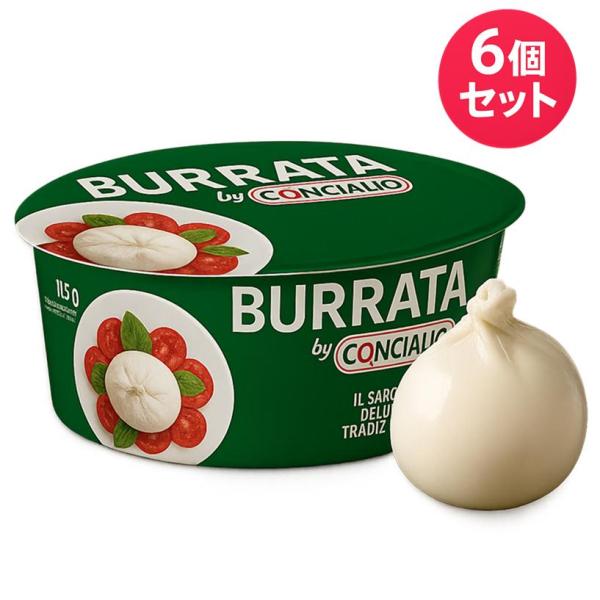【要確認】冷蔵商品と同時にご注文をいただいた場合は、全て【冷蔵便】でのお届けとなります。 温度帯を分けて発送する場合は、【送料が別途発生】いたします。◆商品名：ブッラータ 100g×６個セット【冷凍】◆種類：ナチュラルチーズ◆チーズタイプ：...