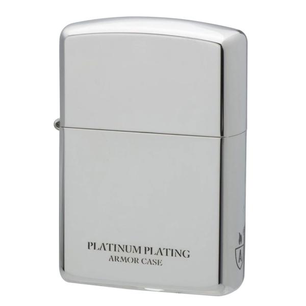 プラチナコーティングを施しました。表には「PLATINUM PLATING」のシンプルな文字を配置。サイドとボトムにはアーマーケースの証「Ａ」を刻印した通好みの1品に仕上げました。通常のスタンダードモデルに比べ約1.5倍程度の厚み。重さも約...