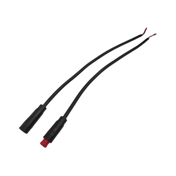 接続コード　レッド　2線　電源線　12V0.4Aまで　コード約150ｍm付　1個入   ＜1co-335＞商品リスト1co-330　レッド　2線　12V0.4Aまで1co-331　オレンジ　3線1co-332　ブルー　4線1co-333　グ...