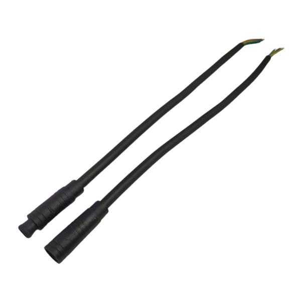 接続コード　ブラック　6線　電源線+4信号線　12V0.3Aまで　コード約150ｍm付　1個入   ＜1co-339＞商品リスト1co-330　レッド　2線　12V0.4Aまで1co-331　オレンジ　3線1co-332　ブルー　4線1co...