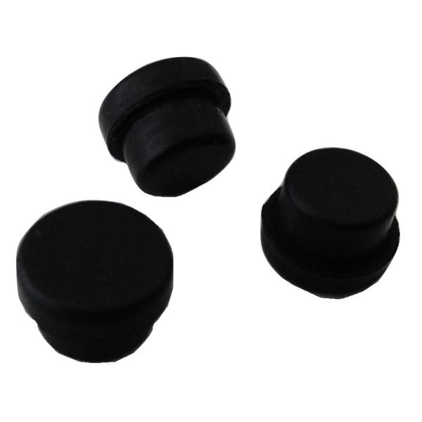 ゴム足・ケース用ゴム足　1袋12個＜＜　物理的仕様　＞＞品名　　：ゴム足太いほうの径：7.5mm 細いほうの径：6mm高さ　　：5mm 色　　　：黒形状　　：丸固定　　：シールなしまるみ　：なし類似2zi-000　：黒・丸　直径φ5mm　高...