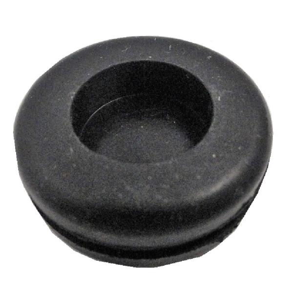 グロメット　黒　穴の直径φ20mm　内部線φ15mm　全体φ28mm　厚11mm　ケース厚2mm　グロメット・配線孔キャップゴム　6個入　＜2zi-075＞