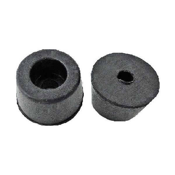 ネジ接続ゴム足　ネジ穴φ4mm　直径φ16mm　高さ10mm　ねじ接続ゴム足・ゴム足　12個入　＜2zi-094＞