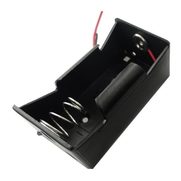 単一　1本　単1　電池ボックス・電池ケース　コード付　約70×約37×厚約32mm　1個入に変更　＜bat-050＞
