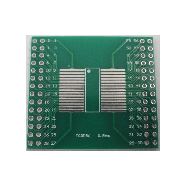 2.54mm変換基板写真では裏面、表面の両方撮影1枚の価格pcb-100　　TQFP 32〜100 0.5mm、TQFP 32〜100 0.8mm101　　QFN　32 0.5mm、QFN　40 0.5mm102　　SOP　4〜28 1.2...