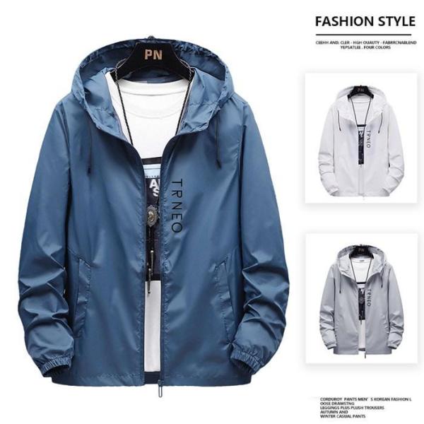 ラッシュガード メンズ 長袖 パーカー 紫外線対策 日焼け防止ウェア UVカット ラッシュパーカー UPF50+ アウター フード付き 夏品番qcwxz02カラーホワイト グレー ブルーサイズL&amp;amp;#44;XL&amp;amp...