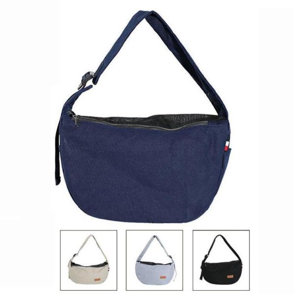 品名：ペットキャリーバッグ素材: ズックカラー:全4色サイズ:写真参考生産地：中国ペットの重さ:5kgまで軽くて持ち運びやすいペットキャリーです。フタ部分はメッシュ素材を使用しているので通気性も抜群！ペットが飛び出してしまわないようにバッグ...