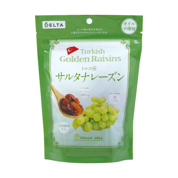 トルコ産　サルタナレーズン 230g  オスマン社 砂糖不使用 オイル不使用 漂白剤不使用 レーズン 現地パック 乾物ヨーグルト ドライフルーツ 酢レーズン ベーカリー おやつ サルタナ デザート果肉の色味から”ゴールデンレーズン”とも呼ば...