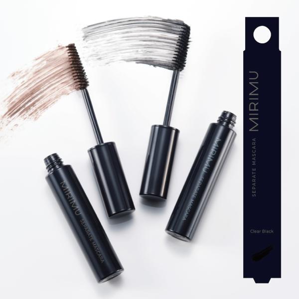 透け感のある色とサンカクコームが、まつ毛の1本1本をキャッチし自然な束感まつ毛に仕上げます。MIRIMU セパレートマスカラ 2色展開 イマドキ ナチュラル 束感 束感まつ毛 ミリム  (メール便対象品)