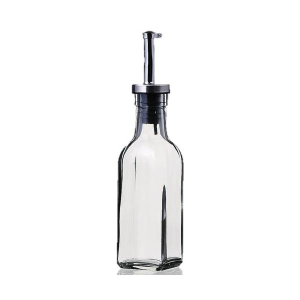 ★内容：オイル/ヴィネガー 150ml★サイズ：口径29（底径48×48）×高さ210mm 150ml★素材：（本体）ガラス（ノズル）ステンレス、シリコン★原産国：中国製★簡易梱包【お取り寄せ商品】お取り寄せ商品につきご注文承り後の在庫確認...