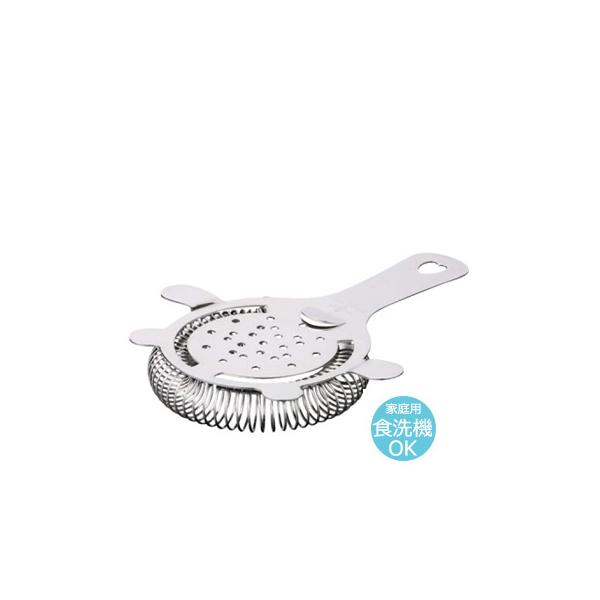 ギフト不可ステアカクテルのミキシンググラスからカクテルグラスに注ぐ際にフルーツの種などを濾すためのストレーナーです。カフェやバー、ホテルのバンケットやラウンジ、クラブなど本格的なカクテルを作る飲食店はもちろん、幅広い業務用の備品食器として愛...