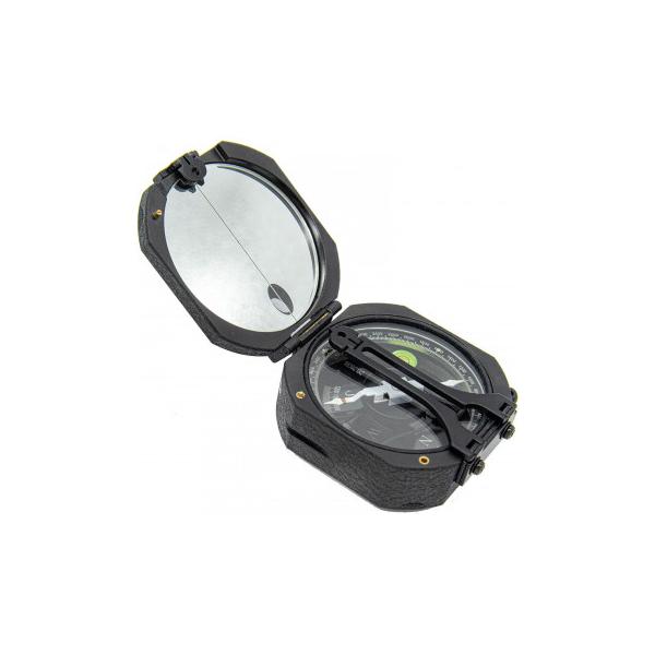 本コンパスは偵察、地上及び地下の調査、地形学や地質学のフィールドワーク用に幅広く使われているものを、ミルスペックに改良した製品です。方位測定による水平角度と傾き測定による傾斜角度を測ることが可能な高性能多機能コンパスです。