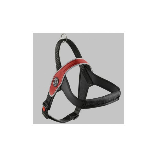 愛犬のあらゆる動きを妨げないように設計されており、背面のハンドルで急な動きもコントロールできます。前胸にはソフトパッド付き。洗練されたデザインはスイム等のアクティブなスポーツにも適しています。バックルにはロック機能付きで安心。縁に光を反射す...