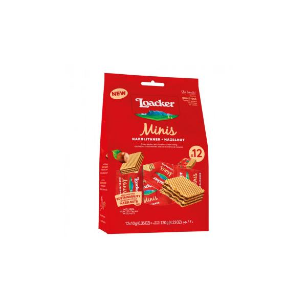 自社ローストしたイタリア産ヘーゼルナッツのクリームを、クリスピーウエハースでサンド。