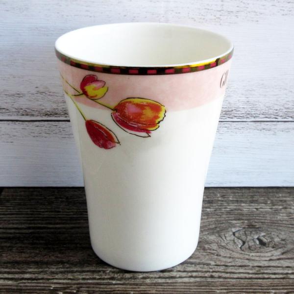 【商品名】ジョルジュレッシュ チューリップ フリーカップ【規格】アウトレット【サイズ】直径 約8cm×高さ 約10.5cm【重量】約160g【容量】満水時 約300cc【素材】陶磁器　電子レンジ…NG　食器洗浄機…OK　オーブン…NG【商品...