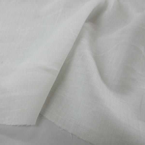 リネン織生地/セルビッチ（YAS280）無地（ホワイト）素材：  リネン100%WEIGHT:（150g/m）生地巾：108cmゆうパケット便：1m（数量2）まで可能です。高級リネン生地♪プライス品ですやや薄地の程良いハリ感ある素材です。夏...
