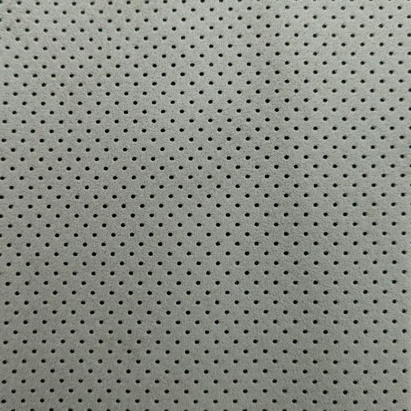 プレミアムスエードパンチング（UH628Y）（アルカンターラ調）丸穴 　パールホワイト素材：ポリエステル100% 穴サイズ（直径約0.9mm）生地巾：138cm生地厚み：約1mm*ネコポス便は数量1（50cm）のみ可能です*made in ...