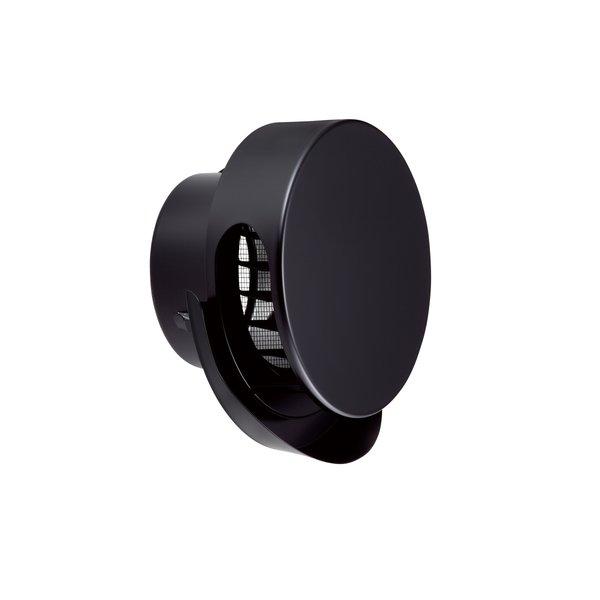 【サイズ】　呼び径：φ150ｍｍ　横幅：235.5mm　奥行（出幅）：62.5mm【カラー】　ブラック色（モニターにより、見え方に相違がある場合がございます。）【材質】　フード：SUS304(t0.5)　ガラリ：SUS304(t0.5)　パ...