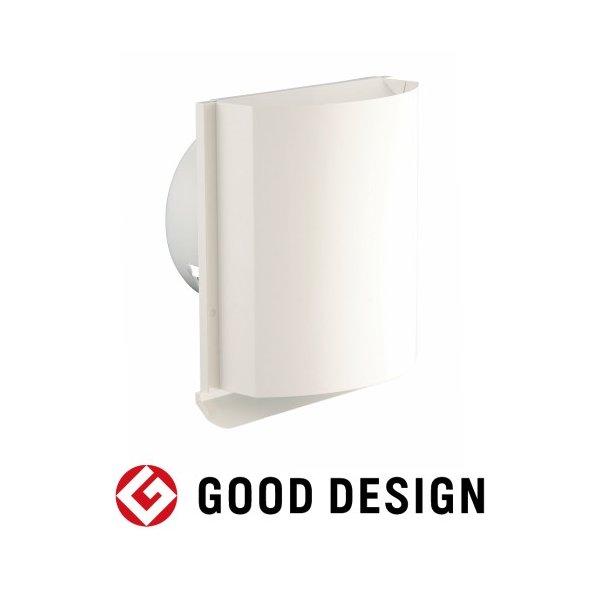 【サイズ】　呼び径：φ150ｍｍ　横幅：192mm　縦幅：200mm　奥行（出幅）：83mm【カラー】　アイボリー【材質】　フード：SUS304(t0.5)　ガラリ：SUS304(t0.5)　パイプガイド：NSSC180(t0.5)　雨除け...