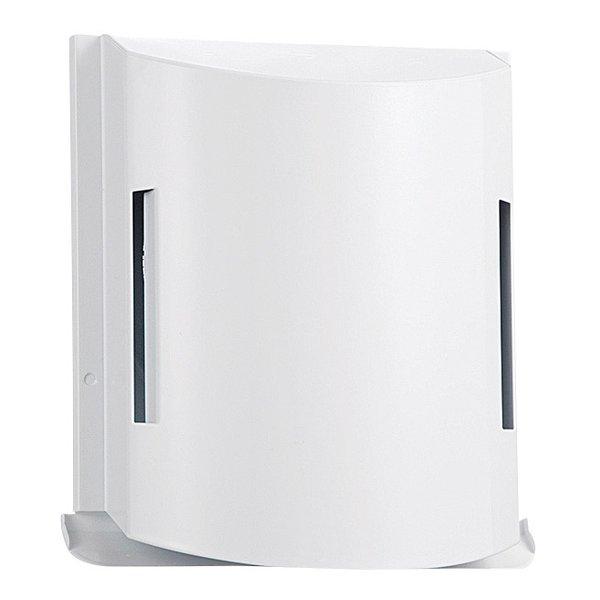 【サイズ】　呼び径：φ100ｍｍ　横幅：140mm　縦幅：144mm　奥行（出幅）：57mm【カラー】　ホワイト色【材質】　フード：SUS304(t0.5)　ガラリ：SUS304(t0.5)　パイプガイド：NSSC180(t0.5)　天板：...