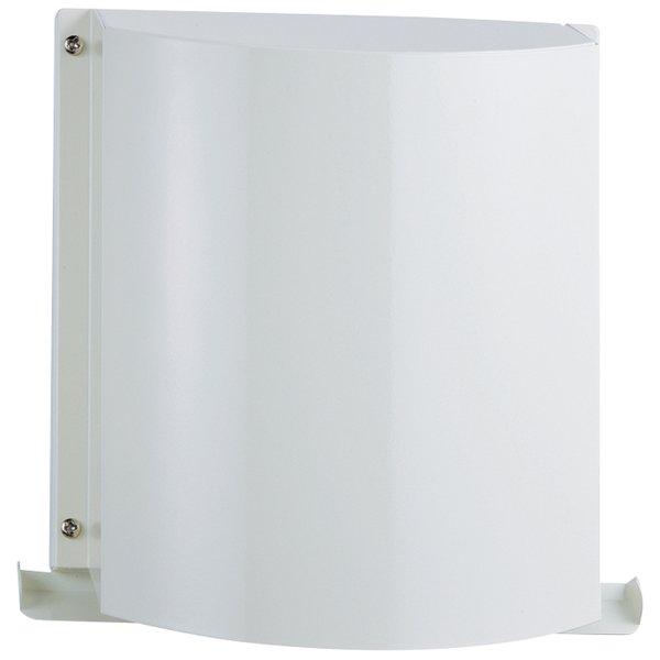 【サイズ】呼び径：φ100横幅 : 141mm縦幅 : 145mm奥行（出幅）: 73.8mm【カラー】　ホワイト色【材質】　フード：SUS304(t0.5)　ベースプレート：SUS304（t0.5）　パイプガイド：SUS430J1L（t0...