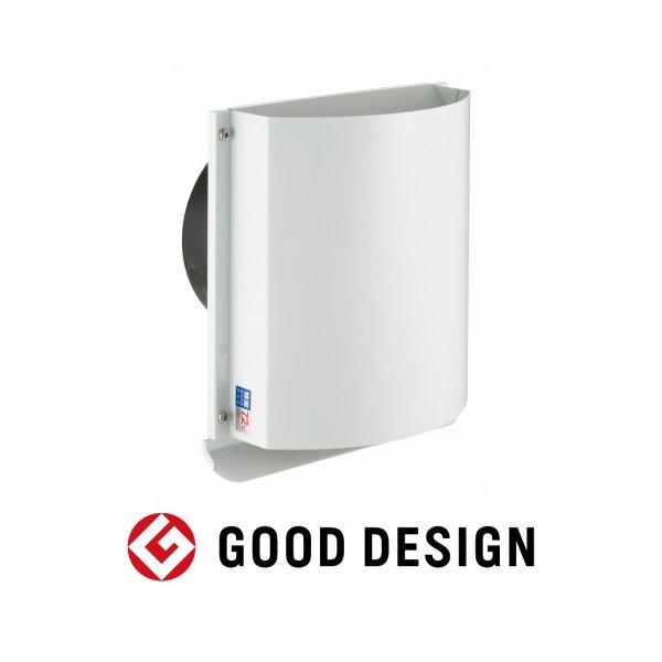 【サイズ】　横幅 : 192mm　縦幅 : 200mm　奥行（出幅）: 83mm　呼び径：φ150mm【カラー】　ホワイト（※モニターによって見え方に相違がある場合がございます。）【材質】　フード : SUS304 (t0.5)　ガラリ :...