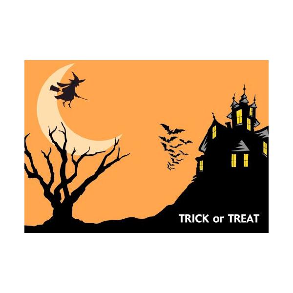 〜敷くだけでお料理がワンランクＵＰ！しかも使い捨てなので汚れても安心〜Halloween Partyを楽しく演出！「Haunted Houseに魔女」の定番デザインでハロウィンパーティを演出！紙製で使い捨てなので汚れても安心。年に一度のハロ...