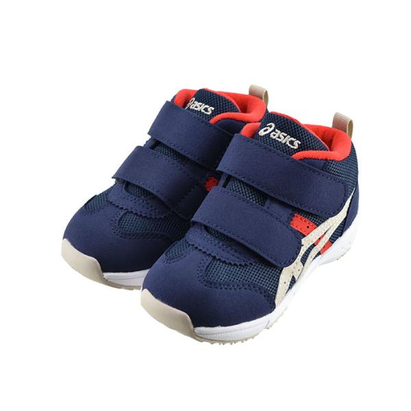 送料込み アシックスキッズ asics KIDS GD.RUNNER BABY MS-MID 2 GDランナー ベビー MS ミッド 2 (NAVY BLUE/DARK BEIGE) 1144A282 男の子 女の子 キッズ ネイビーブルー...
