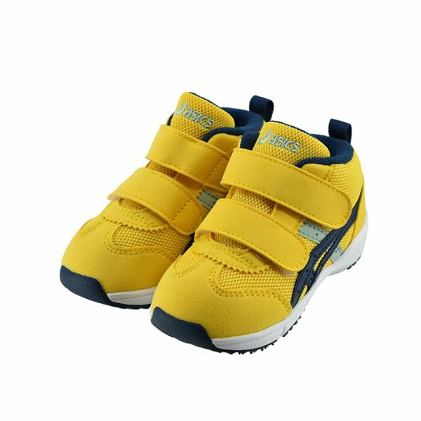 送料込み アシックスキッズ asics KIDS GD.RUNNER BABY MS-MID 2 GD.ランナー ベビー MS ミッド 2 (YELLOW/NAVY BLUE) 1144A282 男の子 女の子 キッズ イエロー/ネイビーブ...