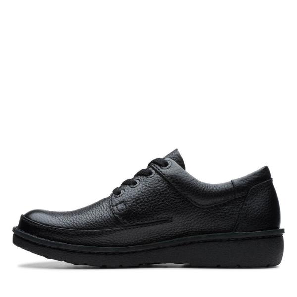 クラークス Clarks NATURE II ネイチャーツー ネイチャー2 (Black Grained Leather) 26142039 スニーカー ブラックグラインドレザー メンズ シューズ 靴 27ローカット シボ 本革 レザー ラ...