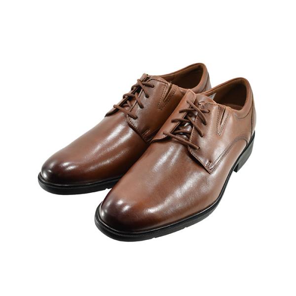 クラークス Clarks Steadwell Lace ステッドウェル レース (Dark Tan Leather) 26184680 ビジネスシューズ ダークタンレザー ブラウン メンズ シューズ 靴 07プレーントゥ ラウンドトゥ 外羽...