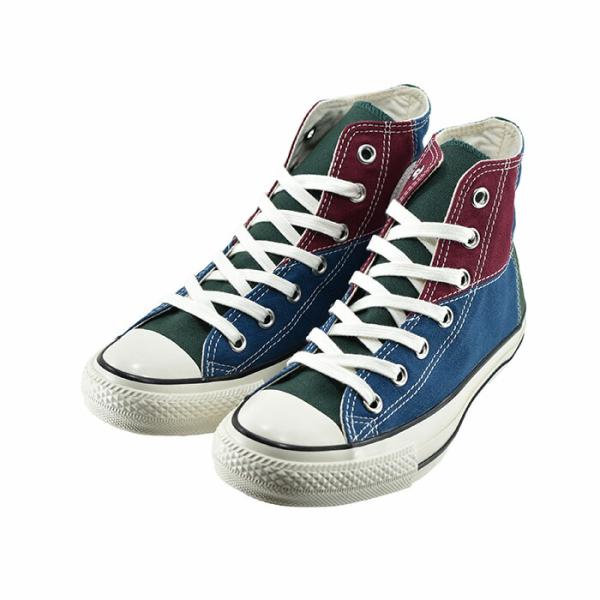 送料無料 11% OFF SALE CONVERSE スニーカー シューズ 靴 コンバース CONVERSE ALL STAR US VS-COLORBLOCK HI オールスター US VSカラーブロック HI ハイカット マルチカラー ...