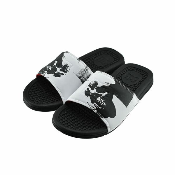 3% OFF SALE  DC サンダル ディーシー DC AW BOLSA AW ボルサ スライドサンダル アンディ・ウォーホル ビーチサンダル ビーサン ADYL100076 ホワイト/ブラック/レッド 44 (WHITE/BLACK/...