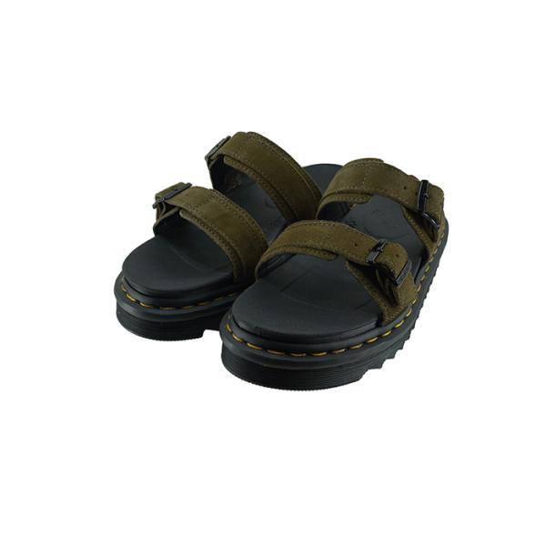 ドクターマーチン Dr.Martins MYLES スライド サンダル (DMS OLIVE) 41115300 サンダル ユニセックス オリーブ カーキ メンズ シューズ 靴 57ZIGGYソール シャークソール 厚底 ダブルストラップ ...