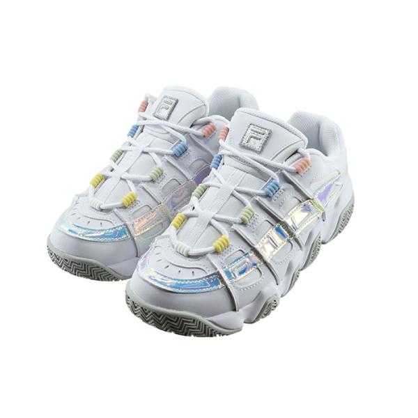 フィラ FILA BARRICADE XT97 HOLOGRAM バリケードエックスティーナインティーセブンホログラム (WHITE/HOLOGRAM SILVER(〜24.5cm)) WFW25058 スニーカー ユニセックス ホワイト/...