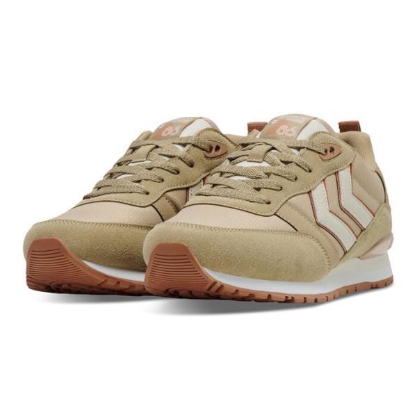 送料込み ヒュンメル hummel MONACO 86 RS (HUMUS) HM218420 スニーカー ベージュ レディース シューズ 靴 75ローカット 通学・通勤・ウォーキング