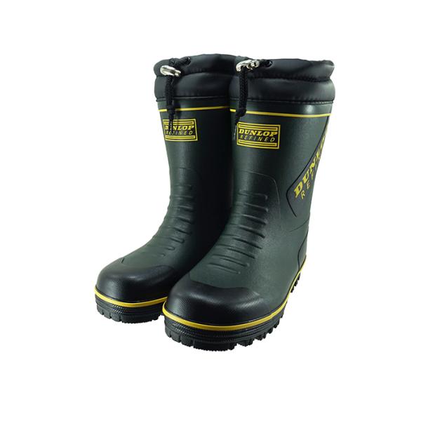 送料込み 広島化成 Hiroshima Kasei DUNLOP REFIND ダンロップリファインド (オリーブ) BG0814 長靴 レインシューズ カーキ グリーン B0814 メンズ シューズ 靴 77ミドル丈 ラバーブーツ レイン...