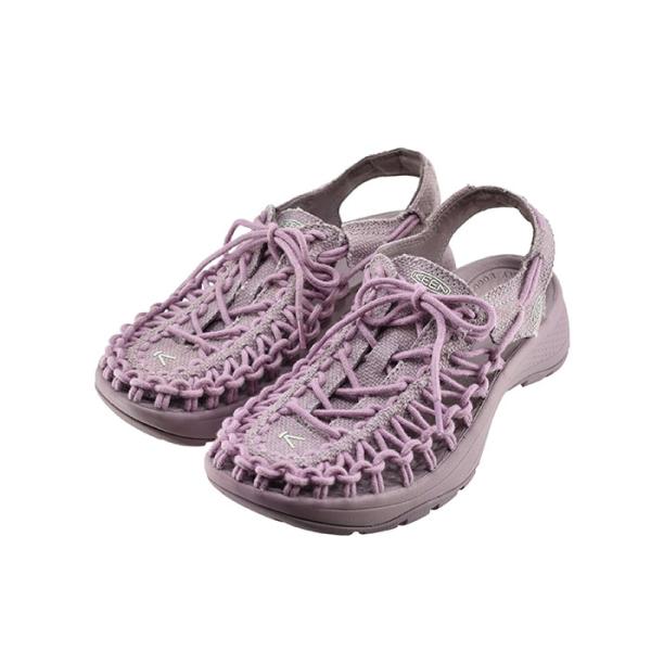 キーン KEEN UNEEK ASTORIA CANVAS ユニーク アストリア キャンバス (TOADSTOOL/TOADSTOOL) 1030392 サンダル トッドストゥール/トッドストゥール パープル レディース シューズ 靴 37...