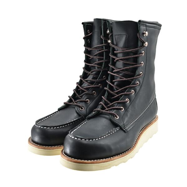 送料無料 RED WING ブーツ レッドウィング RED WING ICON W 8" WINTER MOC アイコン 8インチ ウィンターモック 本革 編上げ 編み上げ レースアップ ワイズB 黒 クロ 82 (ブラック(在庫あり即納可...