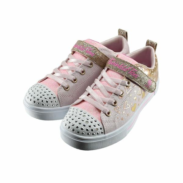 送料込み スケッチャーズ SKECHERS S LIGHT TWINKLE SPARKS HEATHER CHARM Sライツ トゥインクル スパークス ヘザー チャーム (LT PINK/ROSE GOLD) 314787L スニーカー ...