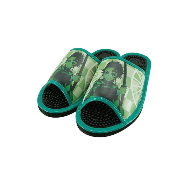 かまぼこ隊 イボイボ 室内屋外両用 室内履き ルームシューズ オフィスサンダル スリッパ 7% OFF SALE マルチウ 鬼滅の刃 きめつのやいば 健康サンダル (グリーン) KM4503 サンダル ユニセックス 竈門炭治郎 KM4503...
