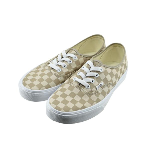送料込み ヴァンズ VANS AUTHENTIC オーセンティック (CHECKERBOARD Aluminum/Oatmeal(25.0cm〜)) VN000EAD スニーカー ユニセックス チェッカーボード アルミニウム/オートミール ...