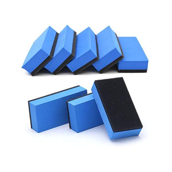 優れた洗浄力 薄くて柔らかいスポンジは洗車の際に愛車にダメージを与えません。コーティング剤の吸収液量が少ないですが、スポンジ孔が繊細であるため、洗浄力がバッチリです。コーティング用EVAとスポンジの一体型なので、一個でガラス水アカをとりピカ...